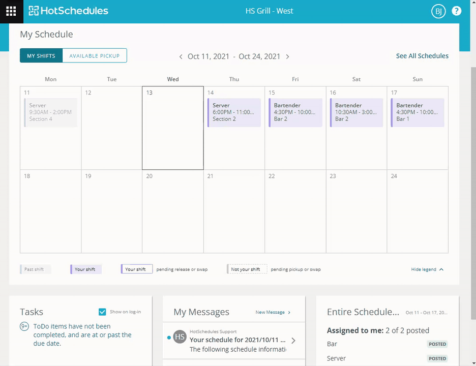 HS: How to Check the team Schedule (See All Schedules) – Hotschedules