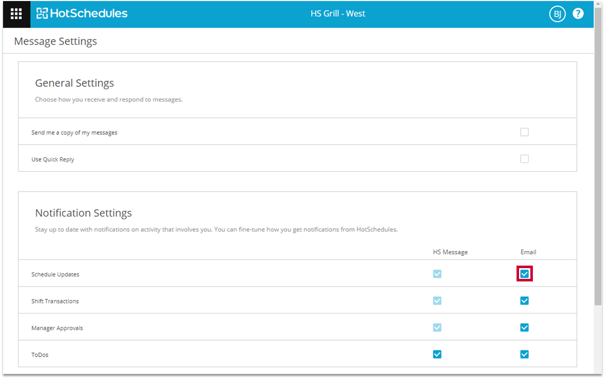 HS: How to Check My Schedule | Employee Options for Checking Schedule ...
