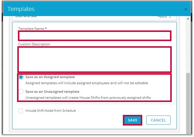 HS Scheduling: Creating and Applying Templates – Hotschedules