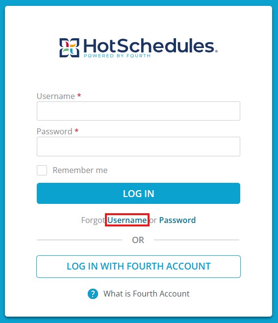 HS: Reset your Fourth Account Password/Recover Username (Login Issue ...